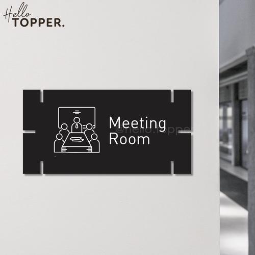 Jual Meeting Room Kantor Signage Acrylic Sign Board Papan Akrilik ...