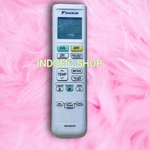 Jual REMOTE AC DAIKIN INVERTER ARC480A35 ORIGINAL - Jakarta Barat ...
