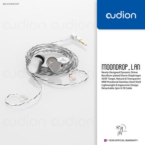 Jual MOONDROP LAN Beryllium-plated Dome Dynamic Driver 2pin In-ear IEM ...