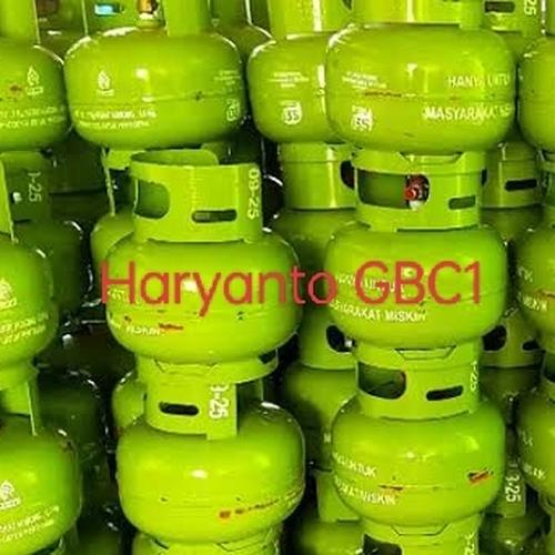 Jual SUPER MURAH ! Tabung Gas LPG ELPIJI 3kg 3 KG isi segel hijau melon ...