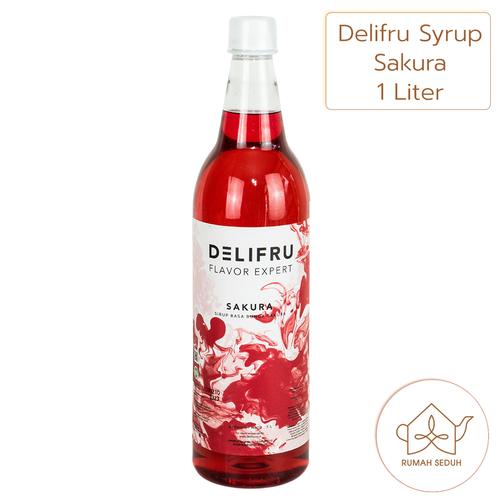 Jual Delifru 1L Sakura Syrup - Sirup Bunga Sakura Jepang - Cherry ...