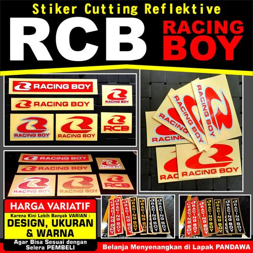 Jual Stiker Cutting RCB racing boy - MODEL_A1 - Jakarta Pusat ...