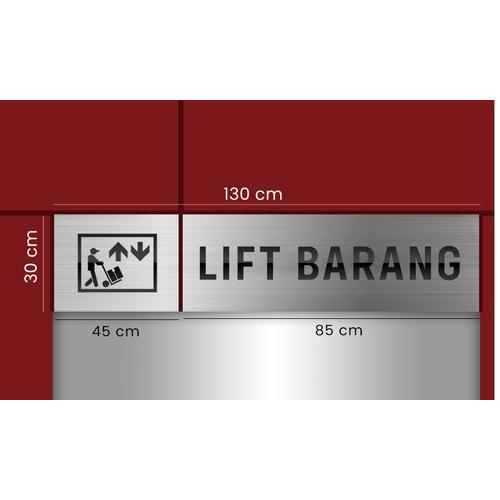 Jual Petujuk Signage Lift Barang warna Silver Stainless - Jakarta Pusat ...