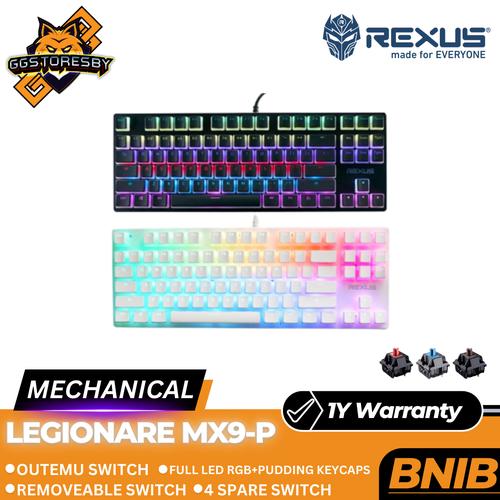 Jual REXUS LEGIONARE MX9P TKL RGB Gaming Keyboard - Hitam, BROWN SWITCH ...