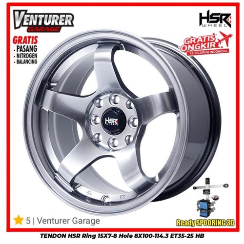 Jual VELG HSR TE37 R15 TYPE TENDON VELG MOBIL RACING RING 15 LEBAR 7/8 ...