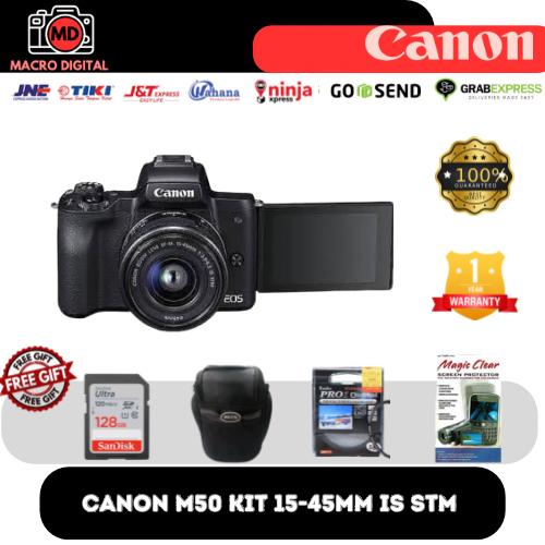 Jual CAMERA CANON EOS M50 KIT 15-45MM IS STM / CANON M50 KIT 15-45MM IS ...
