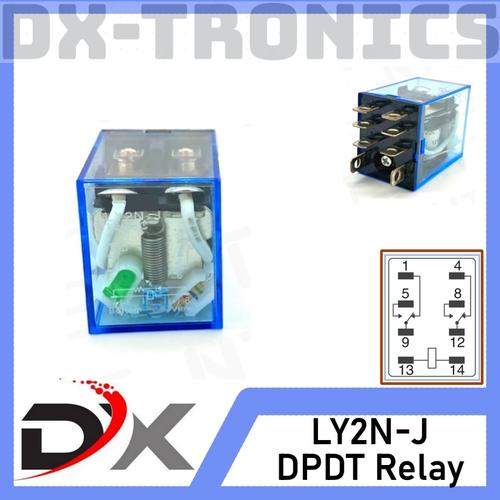 Jual Relay LY2N-J DPDT LY2N J 12V 24V 220V 8 Pin - 24VDC - Jakarta Barat - DX-Tronics | Tokopedia