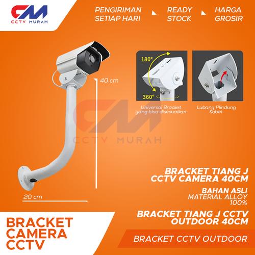 Jual Bracket Pole Dinding Camera CCTV 40cm/Bracket Pole Dinding 40cm ...