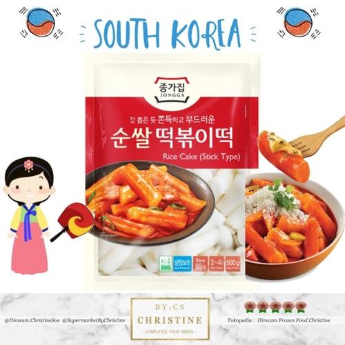 Jual TTEOKBOKKI TOPOKKI JONGGA TTEOKBOKKI TOPOKKI RICE CAKE STICK KOREA ...