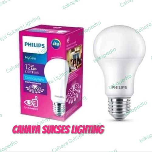 Jual Bola Lampu Philips LED 12Watt || Warm White/White - White ...