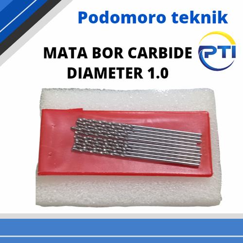 Jual MATA BOR CARBIDE/DRILL DIAMETER 1.0 CARBIDE ORIGINAL harga per pcs ...