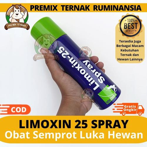 Jual Obat Luka Hewan Limoxin 25 Spray - Antibiotik Hewan untuk Luka ...