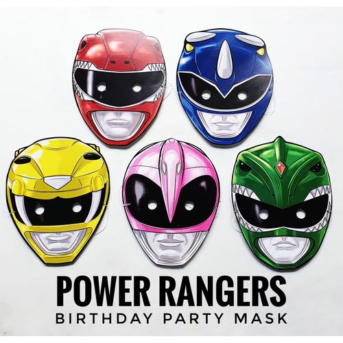 Jual Power Rangers Mask Topeng Pesta Mask Birthday - Blue - Kota ...