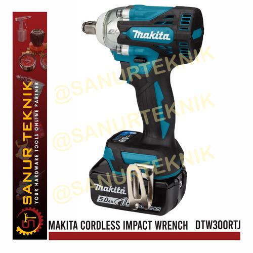 Jual MAKITA DTW300RTJ DTW 300 RTJ Cordless Impact Wrench 1/2" 18V LXT ...