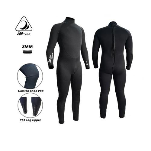 Jual Long Wetsuit Zeepro SBR Neoprene 3mm Baju Selam Scuba Diving - XS ...