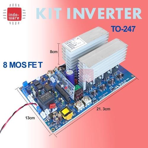 Jual Modul PCB board kit inverter low frekuensi 8mosfet 8fet besar To ...