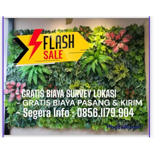 Promo TANAMAN ARTIFICIAL SINTETIS - DESAIN VERTICAL GARDEN DEKORASI ...