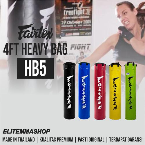 Promo FAIRTEX 4ft Synthetic Leather Bag HB5 - Black Cicil 0% 3x ...