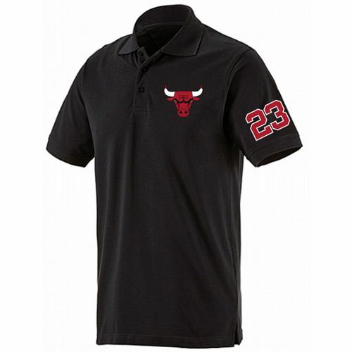 Jual CHICAGO BULLS - MICHAEL JORDAN NUMBER NBA AUTHENTIC COTTON POLO ...