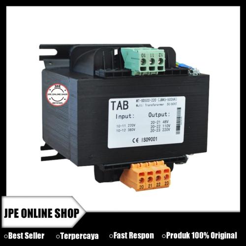 Promo Trafo Step Down 500VA Output 220V/110V/48V Multi Trafo Step Down ...