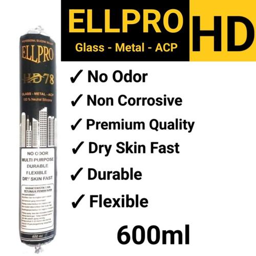 Jual Lem Sosis/Kaca/ACP Sausage Glass & Metal Silicone Sealant 600ml ...