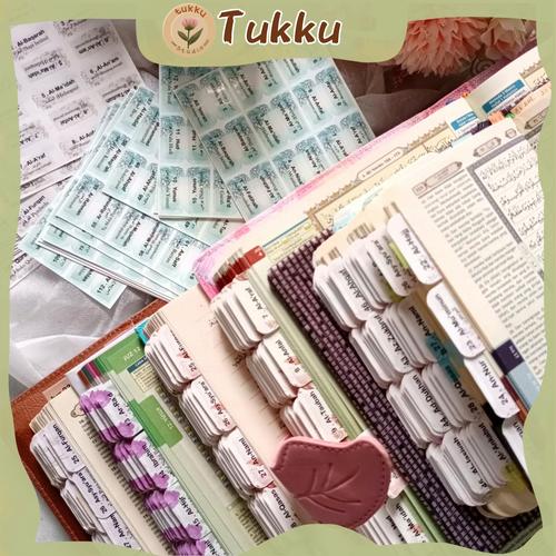 Jual STIKER LEBEL SURAH DAN JUZ ALQURAN TAGGING - surat dan juz ...