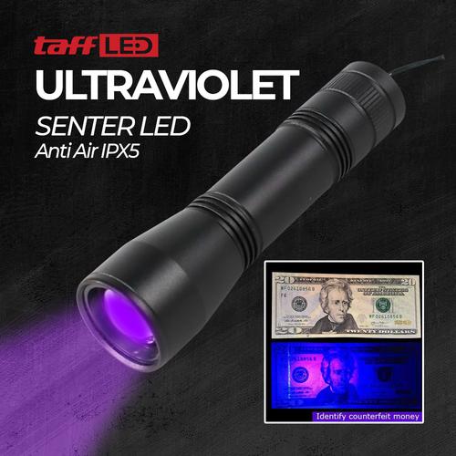 Jual Senter LED Ultraviolet Light with Zoomable Head TaffLed - Head CT1 ...