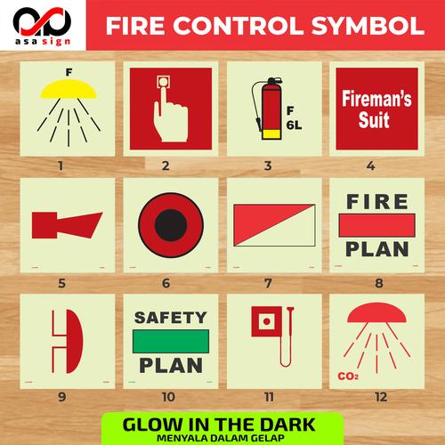 Jual STIKER FIRE CONTROL IMO SYMBOL KAPAL 15x15 | IMO SIGN GLOW IN THE ...