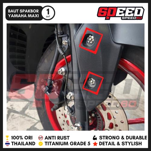 Jual Titanium Probolt Baut Spakbor Nmax Aerox Lexi Xmax King Nut ...