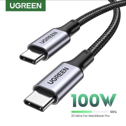 Jual Ugreen Kabel Data USB C to Type C 5A 100W Fast Charge For Laptop - Hitam 1M - Jakarta Pusat ...