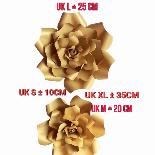 Jual Bunga Rose Kertas/Backdrop/Dekorasi/Kertas Jasmine - Dongker, S ...
