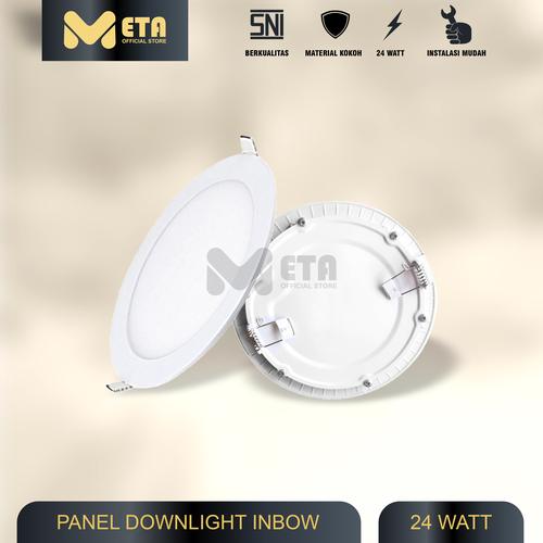 Jual Lampu panel LED downlight 24 W lampu plafon panel LED 24 Watt ...