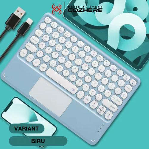 Jual Keyboard Wireless Keyboard Bluetooth With Touchpad Portable ...