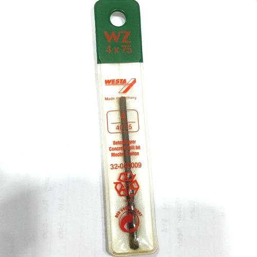 Jual Concrete Drill Bit Westa 4mm x 75 Mata Bor Beton Tembok 4mm ...