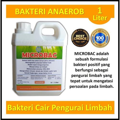 Jual Bakteri Anaerob Microbac | Bakteri Pengurai Limbah Cair Ipal Microbac - Jakarta Pusat - cv ...