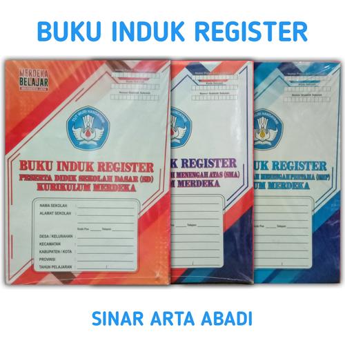 Jual BUKU INDUK REGISTER SD, SMP, SMA - Kurikulum Merdeka - SMP - Kota Surabaya - Sinar Arta ...