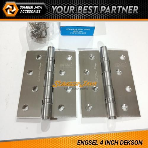 Jual ENGSEL PINTU 4 INCH ECOLINE DEKSON ESS EL 4X3X2 2BB SSS - Jakarta ...