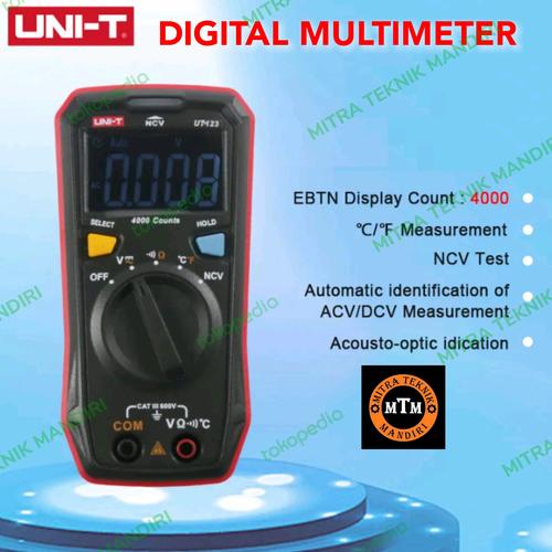 Jual ALAT UKUR DIGITAL MULTIMETER UNI T AVOMETER MULTITESTER UNI-T ...