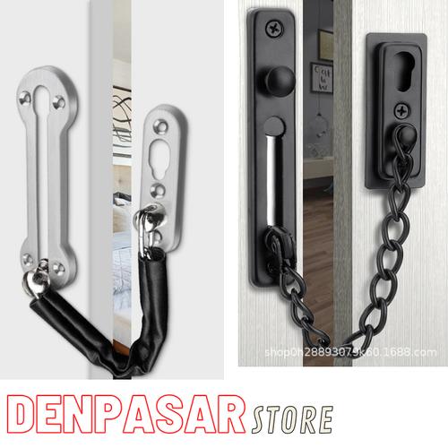 Jual Grendel Rantai Pintu Stainless 054s-Door Chain Kunci safety lock ...