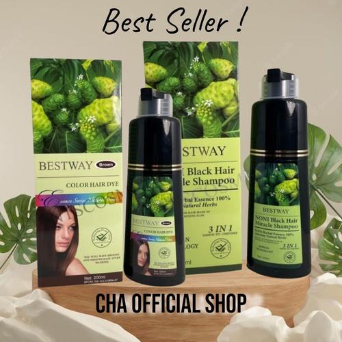 Jual (DISTRIBUTOR) BESTWAY COLOR HAIR DYE NONI Cat Rambut Botol ...