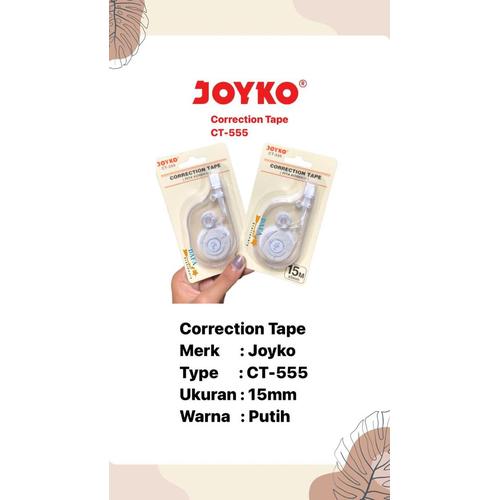 Jual STIPO KERTAS JOYKO BESAR / CORRECTION TAPE PITA KOREKSI JOYKO CT ...