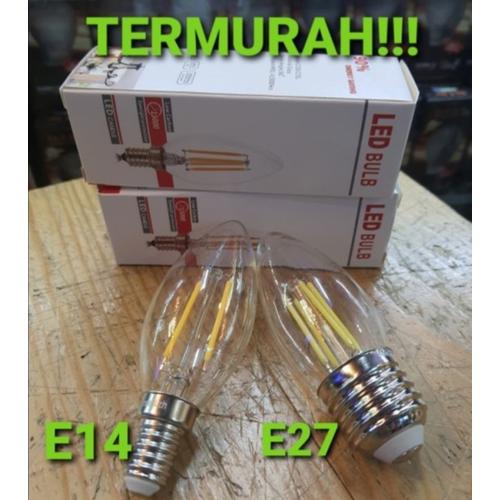 Jual FILAMENT CANDLE LED C35 4 WATT E27 LAMPU HIAS LED EDISON - C35 E27 ...