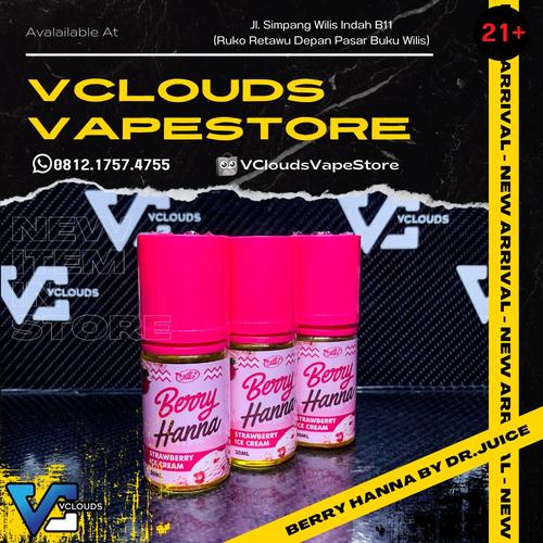 Jual Berry Hanna Strawberry Ice Cream Pods Friendly 30ML By Dr Juice ...