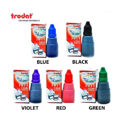 Jual Trodat Stamp Accessories Tinta 7011 25ml - Biru - Jakarta Pusat ...