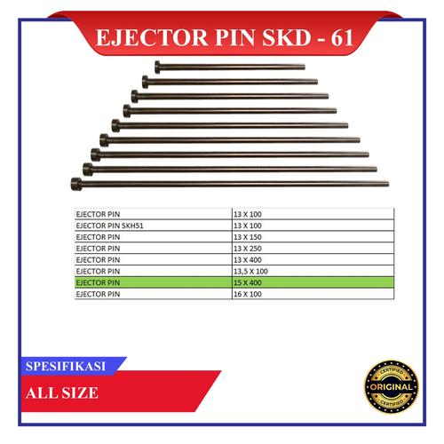 Jual Ejector Pin Diameter 15/16mm, L100,400mm - 15 X 400mm - Kab ...