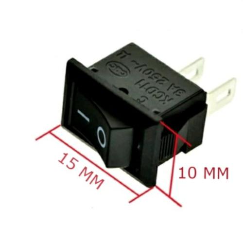 Jual SAKLAR/ROCKER SWITCH 2 PIN MINI HITAM - Kab. Bekasi - harzah.shops ...