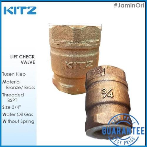 Jual LIFT CHECK VALVE TUSEN KLEP 3 4 KITZ KUNINGAN BRASS | GLD ... Jual LIFT CHECK VALVE TUSEN KLEP 3 4 KITZ KUNINGAN BRASS | GLD ...