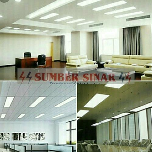 Jual led panel besar tipis 48 watt 220v 30 cm x 120 cm sinar putih ...