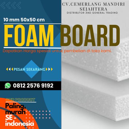 Jual FOAM BOARD Tebal 10 mm 50x50 Cm - Jakarta Utara - CV. Sefanha Ms ...