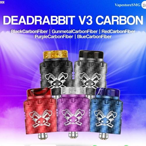 Jual DEAD RABBIT V3 RDA 24MM CARBON EDITION - PURPLE CARBON - Kota ...